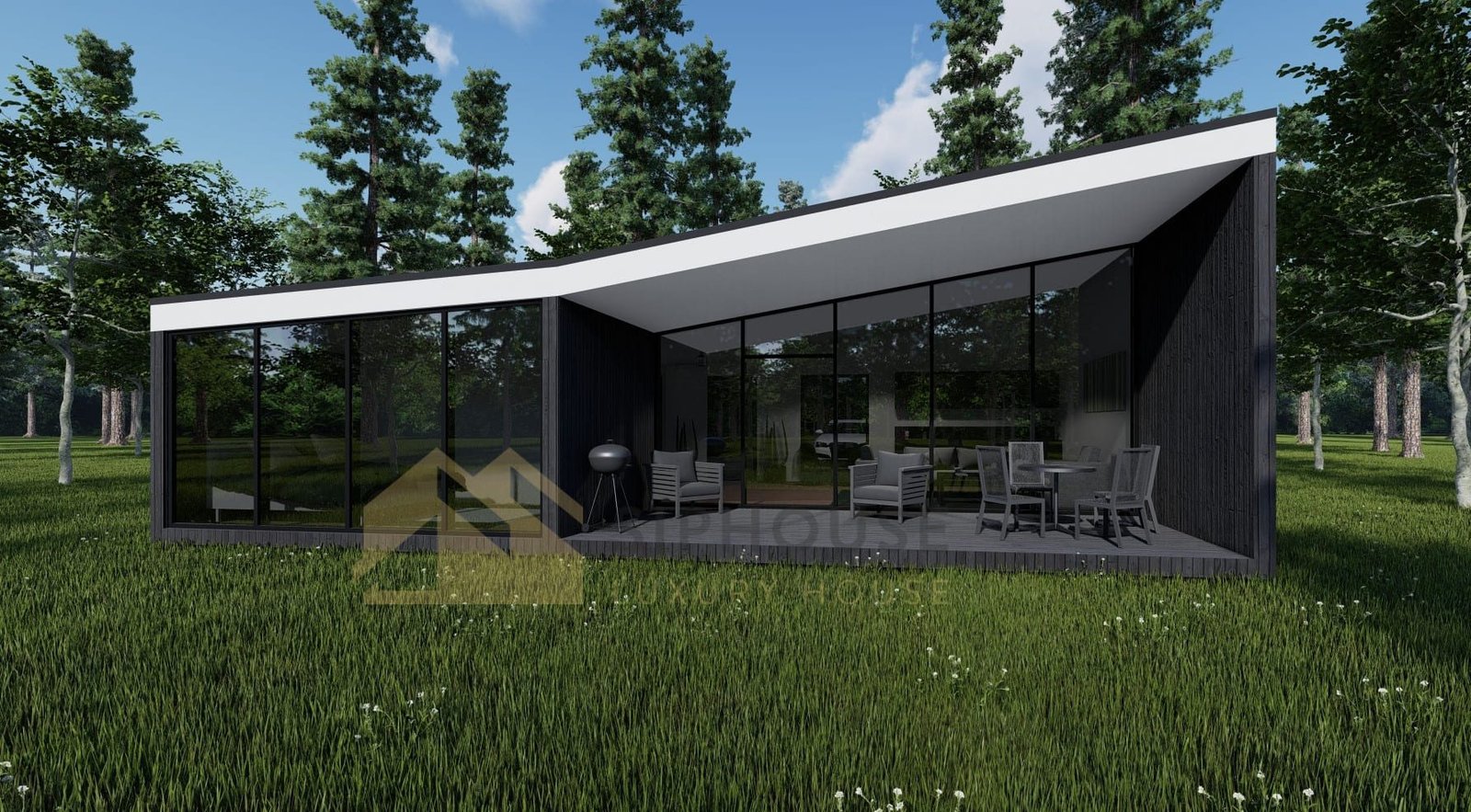 Moderne Ferdighytter Brasília, 80 m² - Siphouse