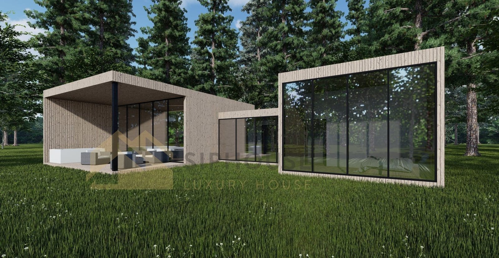 Moderne Ferdighytter Geneva, 119 m² - Siphouse