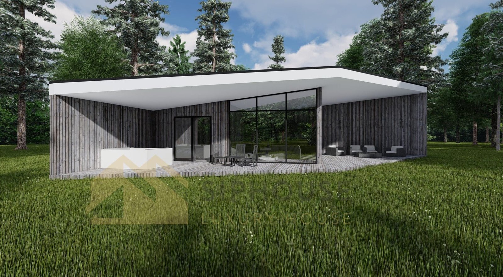 Moderne Ferdighytter Madrid, 103 m² - Siphouse