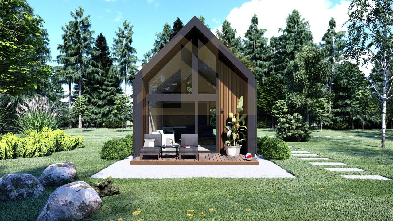 Moderne Ferdighytter Paris, 43 m² - Siphouse
