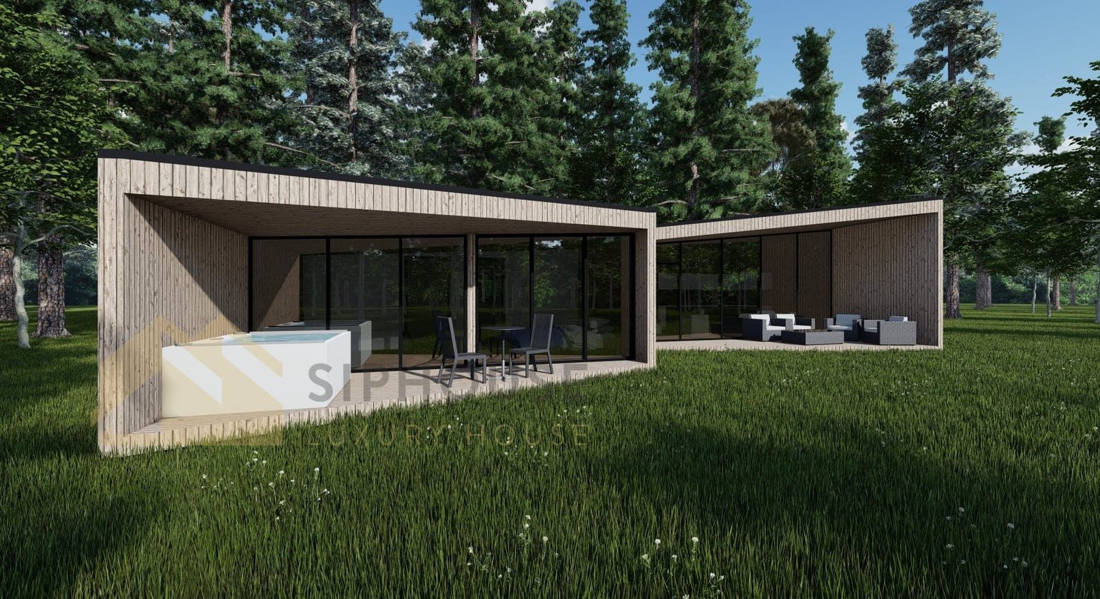 Moderne Ferdighytter Salzburg, 119 m² - Siphouse