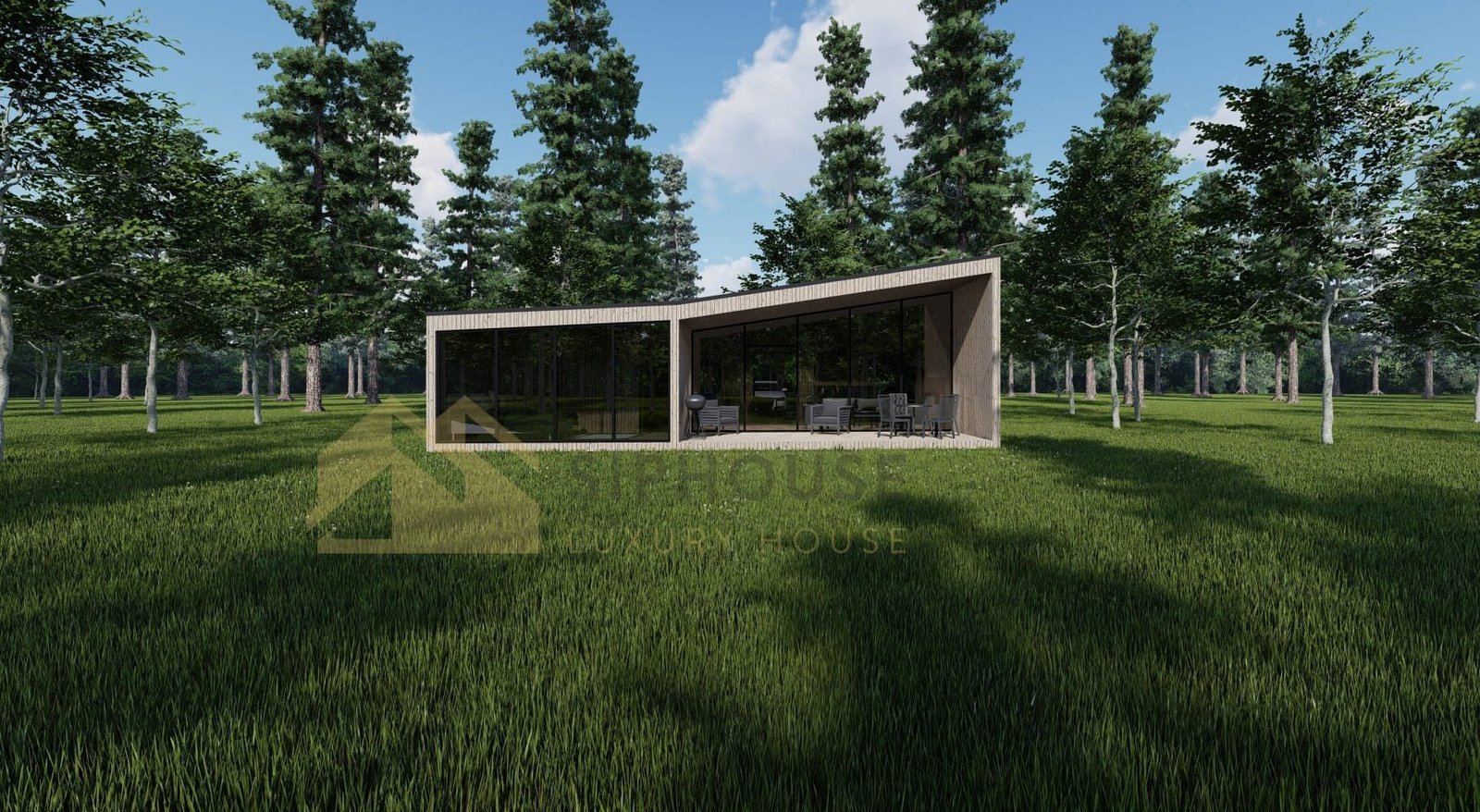 Moderne Ferdighytter Tallinn, 80 m² - Siphouse