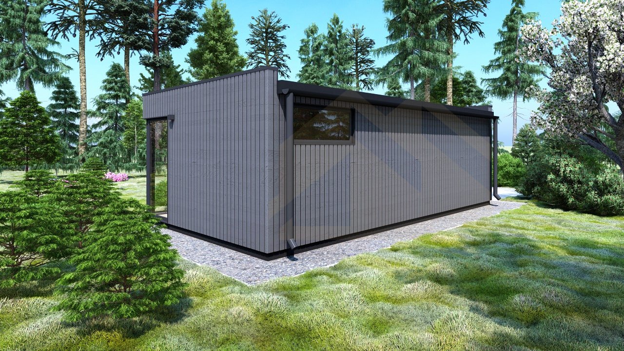 Moderne Ferdighytter Lübeck, 30 m² - Siphouse