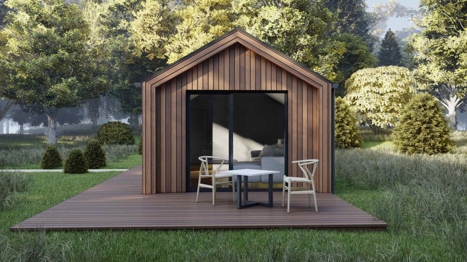 Moderne Ferdighytter Dzeus, 34 m² - Siphouse