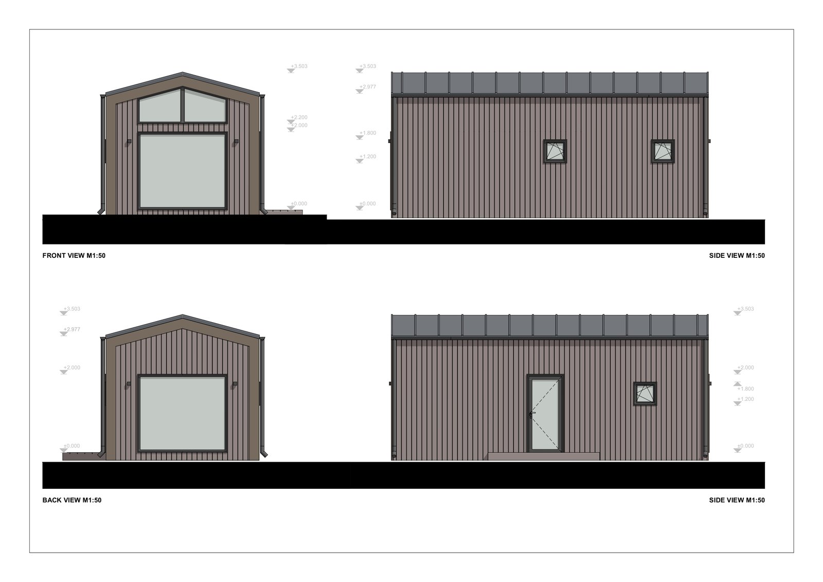 Isolert Anneks Nero, 30 m² - Siphouse