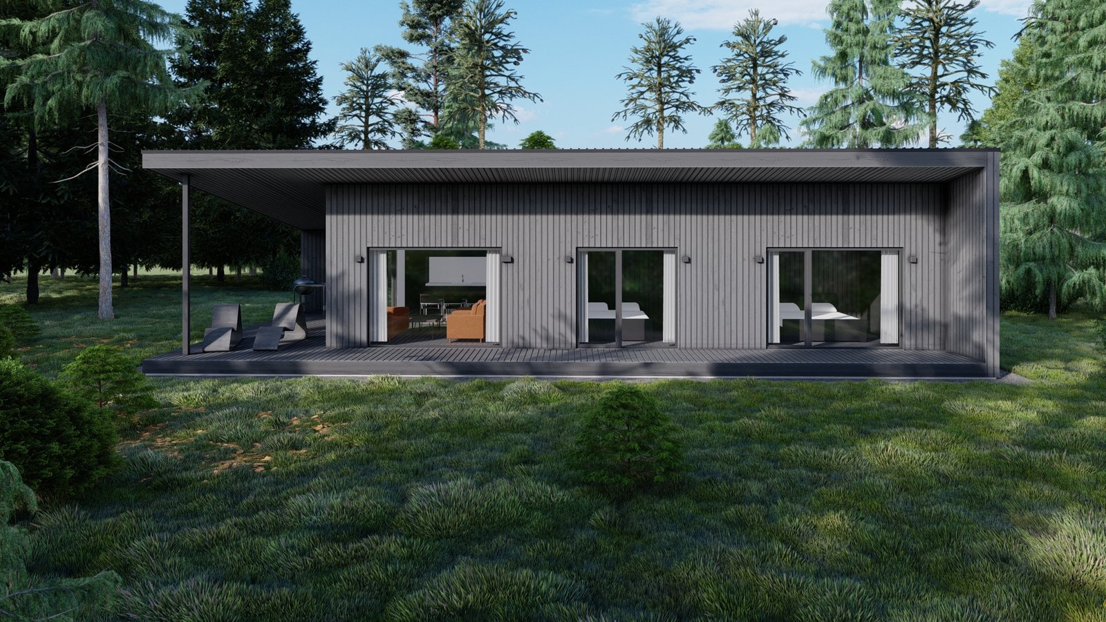 Moderne Ferdighytter Claudius, 80 m² - Siphouse
