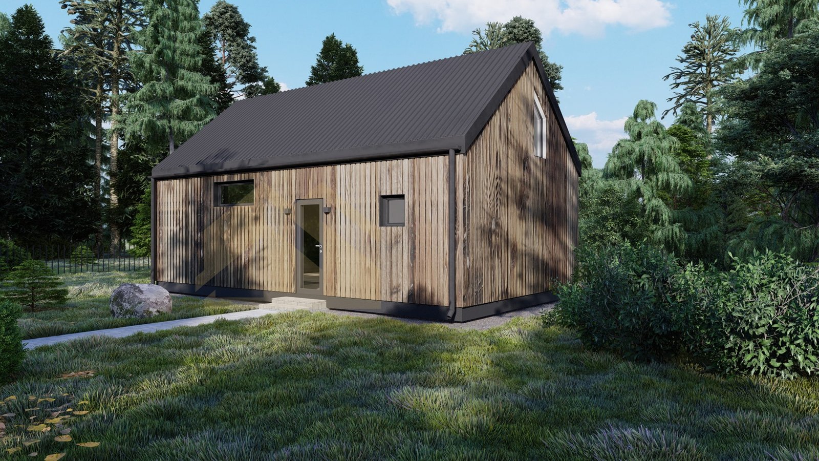 Moderne Ferdighytter Trajan, 50 m² - Siphouse